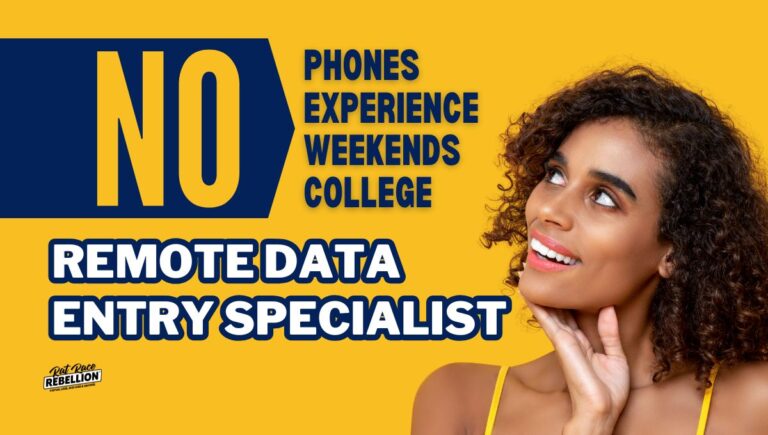 remote data entry Archives - Rat Race Rebellion