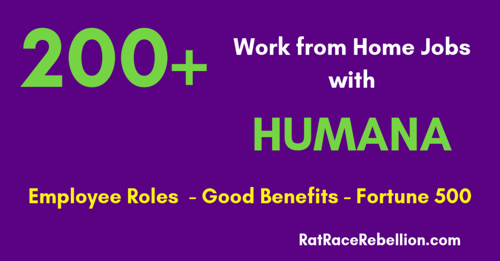 200+ Work from Home Jobs With Humana - Comprehensive Benefits - Rat ...