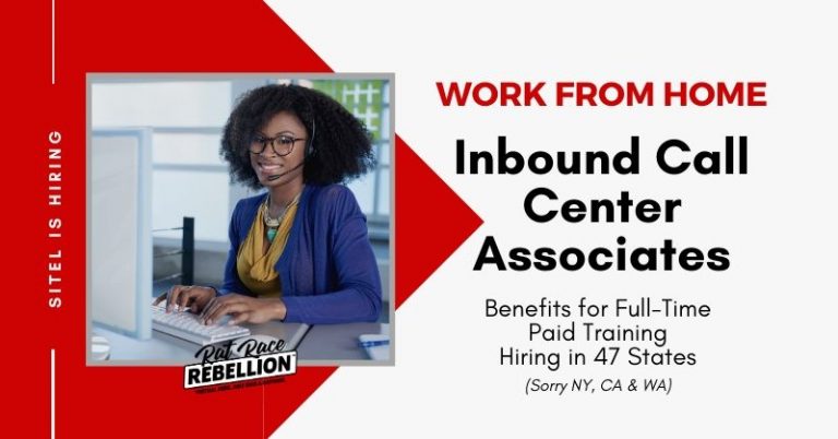 Work from Home Inbound Call Center Associates with Sitel - Benefits ...
