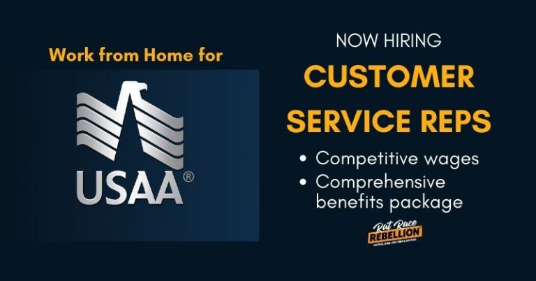 Work from Home for USAA - Now Hiring Customer Service Reps - Great ...