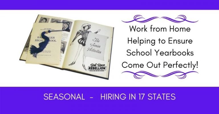 Work from Home Helping to Make Sure School Yearbooks Come Out Perfectly ...