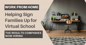 Work from Home Helping Sign Families Up for Virtual School - Rat Race ...