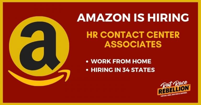 Amazon Needs Work from Home Contact Center Associates for their HR ...