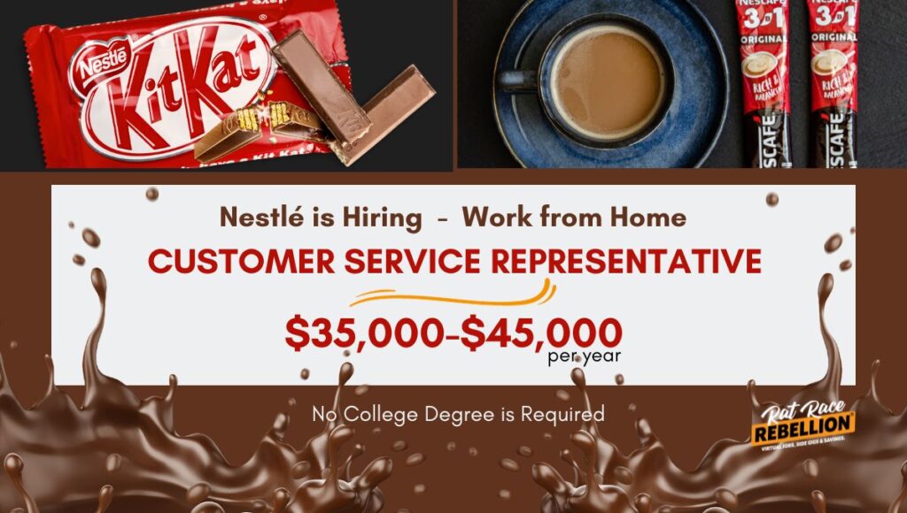 $35,000-$45,000/Yr Working for Nestlé - Customer Service Rep Opening ...
