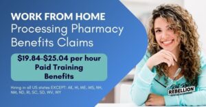 $19.84-$25.04/Hr., Benefits - Work from Home Processing Pharmacy Benefits Claims - Rat Race ...