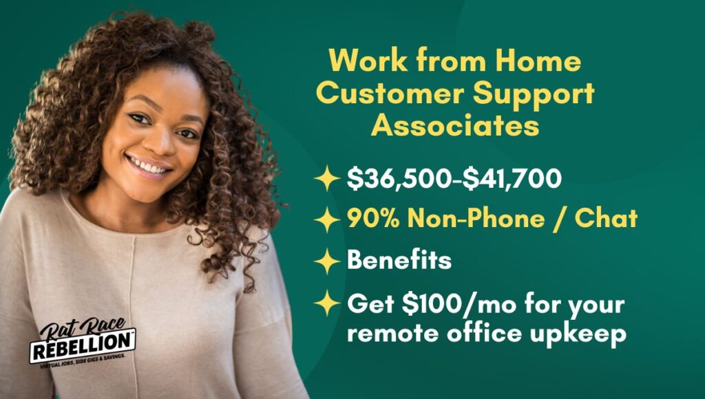 $36,500-$41,700/Yr., 90% Chat (Typing) - Work from Home Customer ...