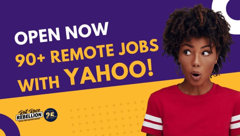 Work from Home for Yahoo - 90+ Remote Jobs Available