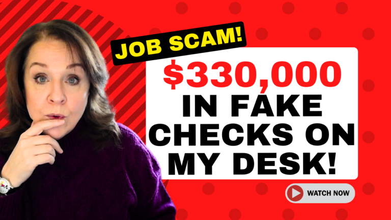 SCAM: $330,000+ in Fake Cashier's Checks