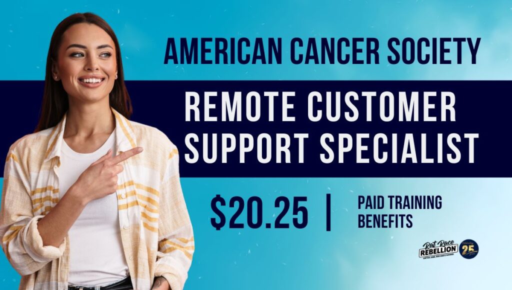 Remote Customer Support Specialist: American Cancer Society