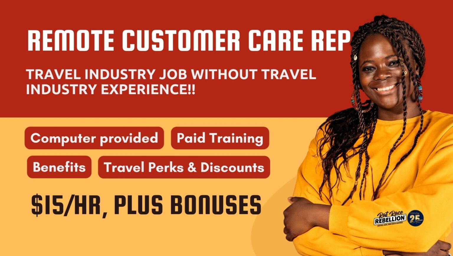 Remote Customer Care Representative in the Travel Industry