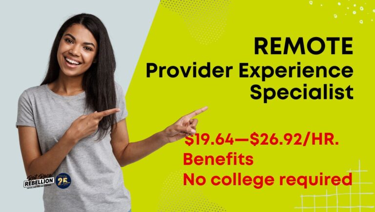 Remote Provider Experience Specialist