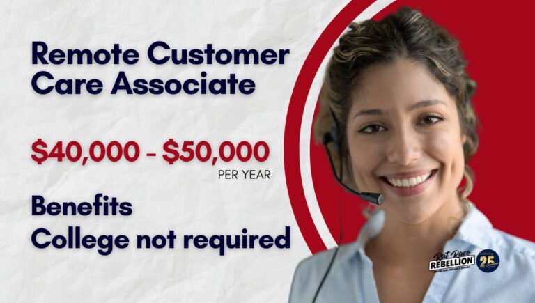 Remote Customer Care Associate Role
