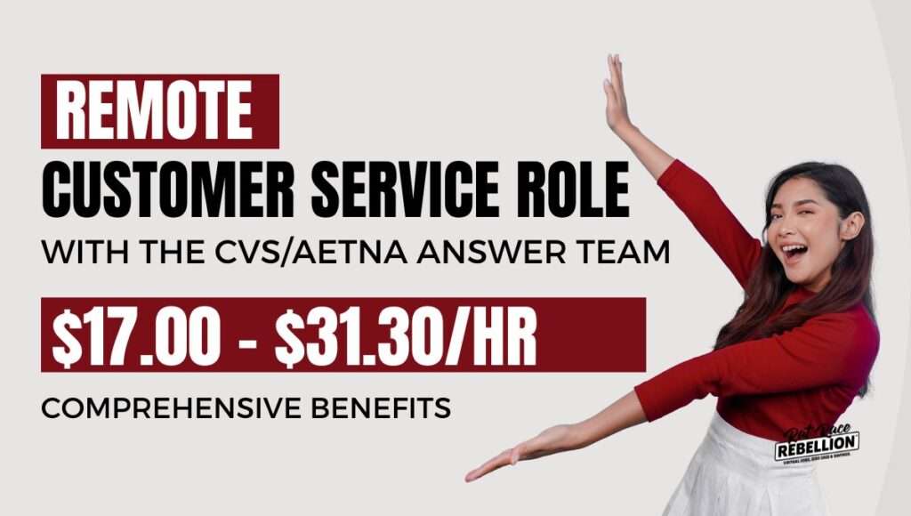 Remote Customer Service Role with CVS's Aetna Answer Team