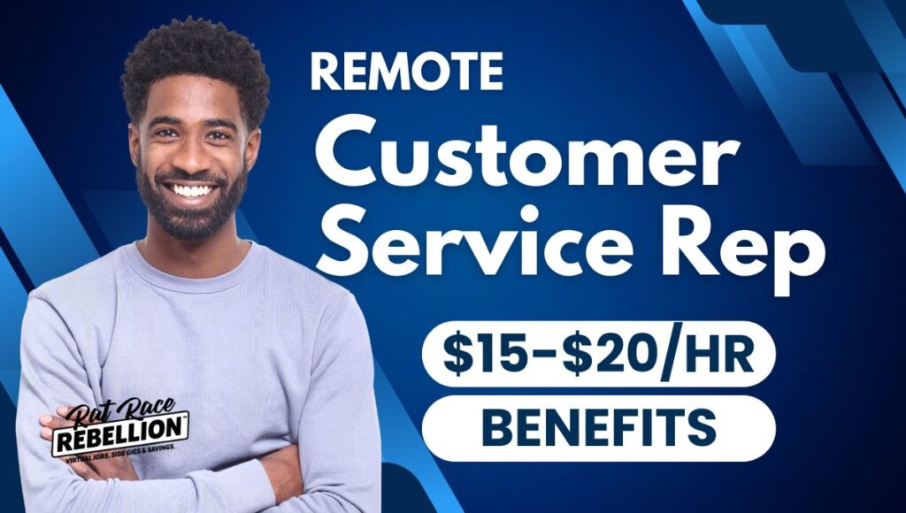 $15-$20/Hr. Remote Customer Service Representative