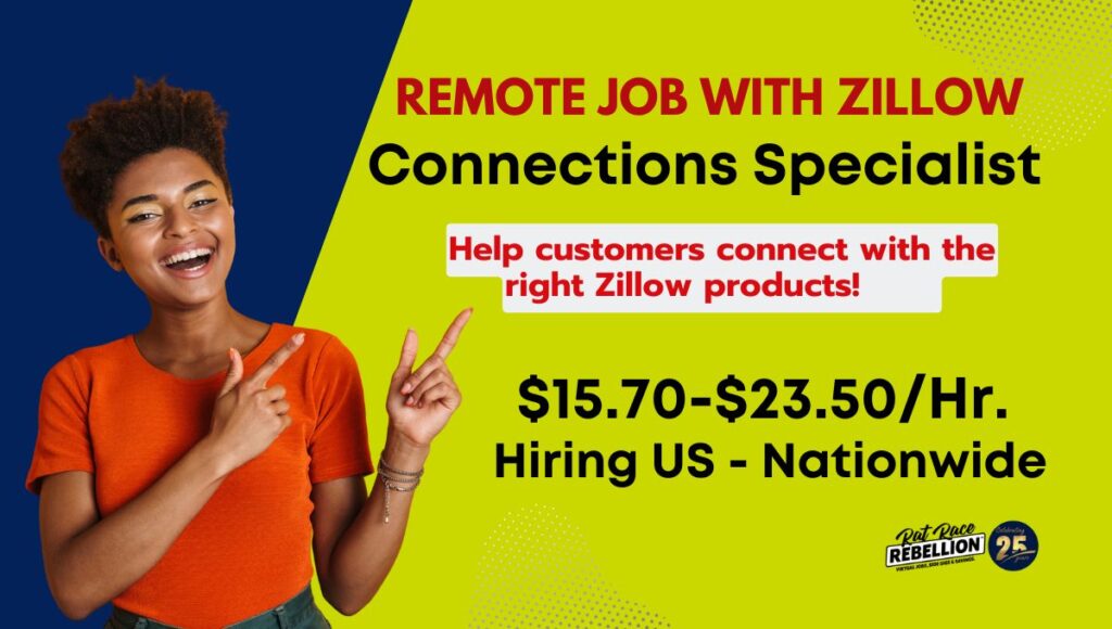 🔥Zillow is Hiring! Remote Connections Specialist