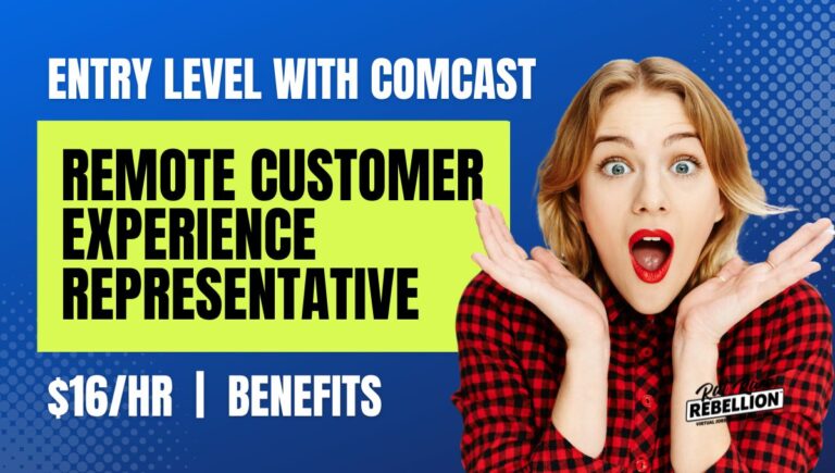 Entry Level! Remote Customer Experience Representative