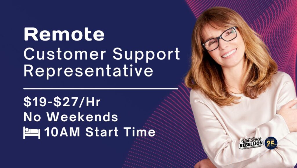 Remote Customer Support Representative: $19-$27/Hr.