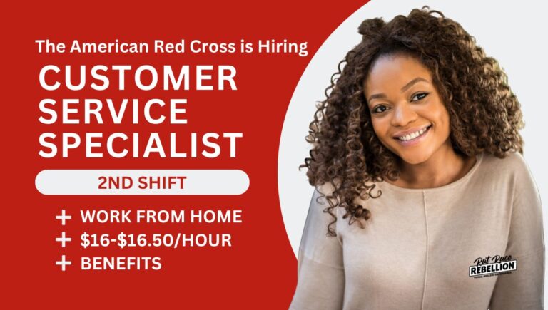 American Red Cross is Hiring: Remote Customer Service Specialist