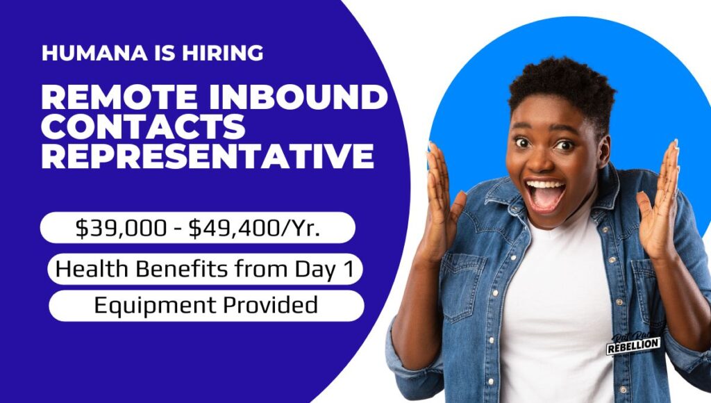 NEW! Remote Inbound Contacts Representative with Humana