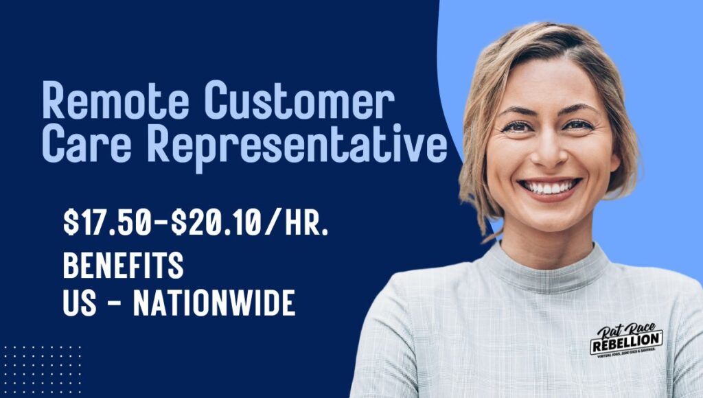Remote Customer Care Representative Job